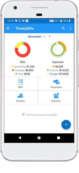 Best Money Management App | Bill Reminder App | TimelyBills